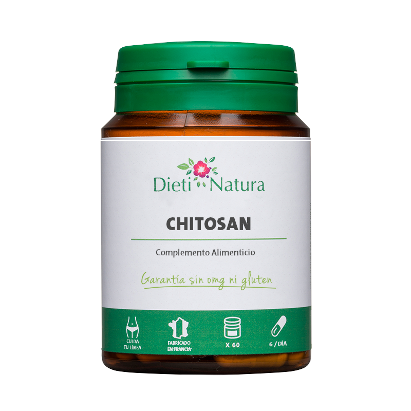 Chitosan 60 y 200 Cápsulas - Captador de Grasas | Dieti Natura