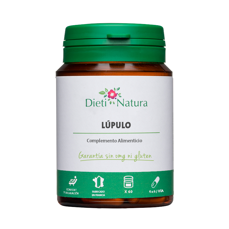 Lúpulo 60 y 200 Cápsulas - Relax | Dieti Natura