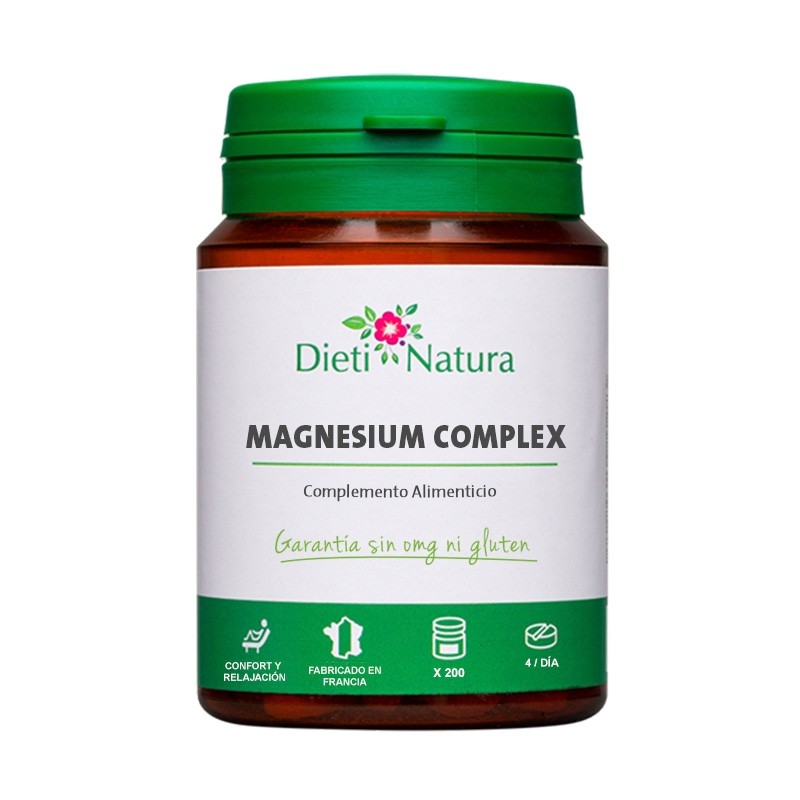 Magnesio Complex 60 y 200 Comprimidos | Dieti Natura